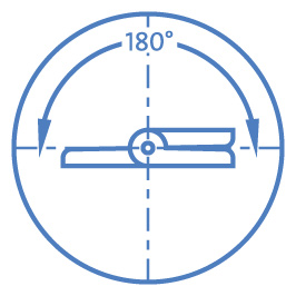 Mini plastikk hengsel 20 | Rollco